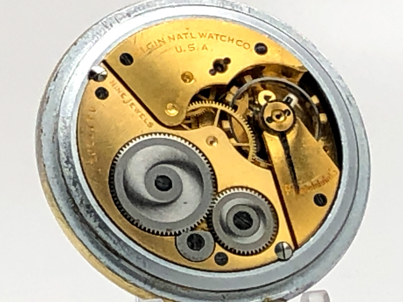 Elgin Military Pocket Watch WWII Era circa 1943 - The Pocket Watch Guy