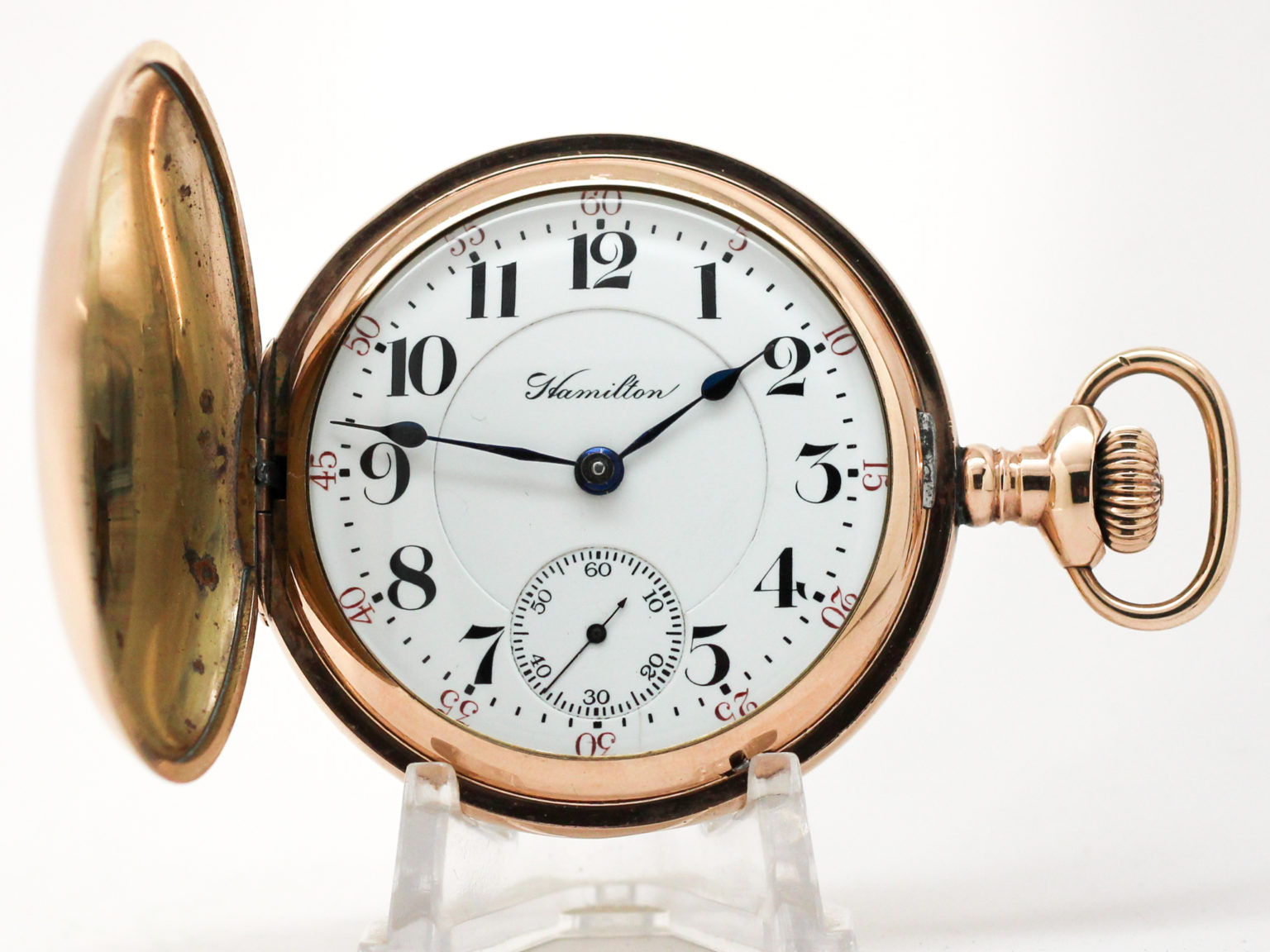Hamilton Pocket Watch - Rare Railroad Grade 941 Hunting Case ...