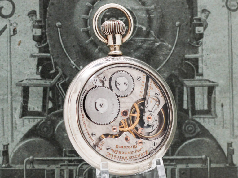 Hamilton Railroad Grade 992 in Salesman Case - The Pocket Watch Guy