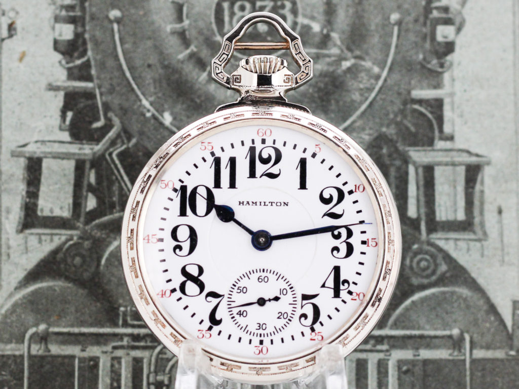 Hamilton Railroad Grade 992 Housed in this Desired Hamilton White GF ...